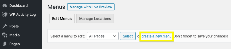 Comment ajouter un menu de navigation dans WordPress - ThemeLocal - Des conseils de blog qui ...