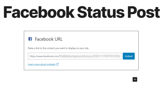 Comment intégrer les publications de statut Facebook dans WordPress ...