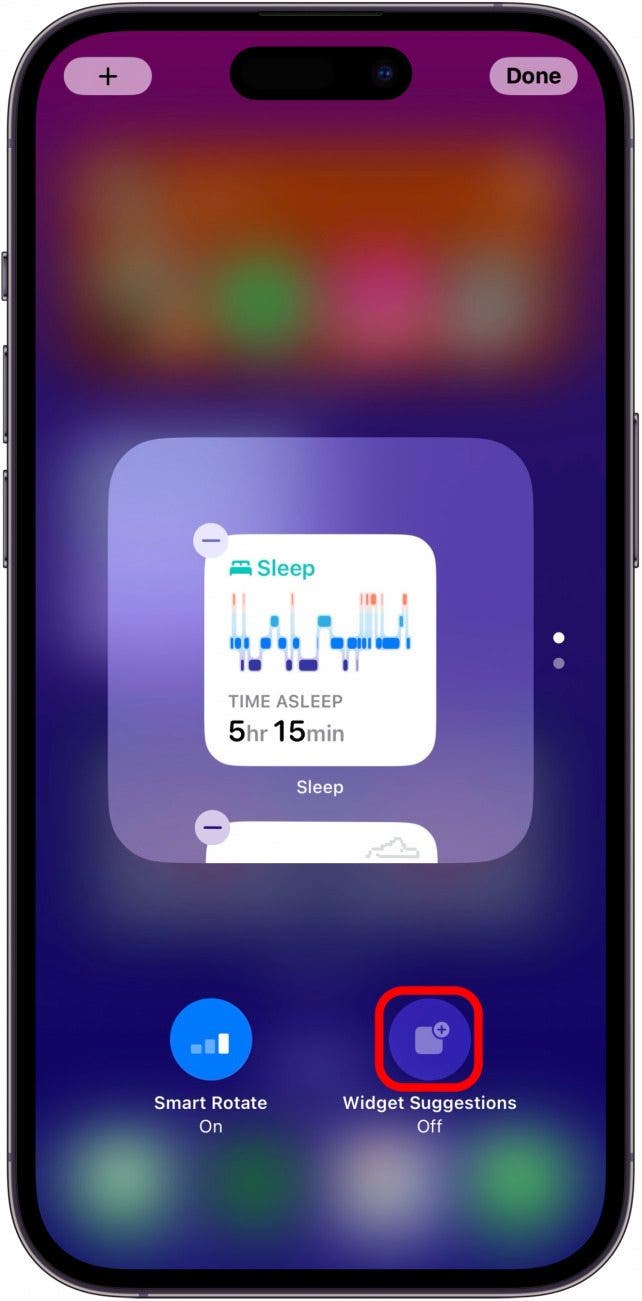 Comment arrêter l'ajout aléatoire de widgets aux Smart Stacks (iOS 17) - ThemeLocal - Des ...