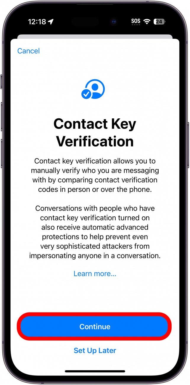 Vérification de la clé de contact iMessage expliquée - ThemeLocal - Des conseils de blog qui ...
